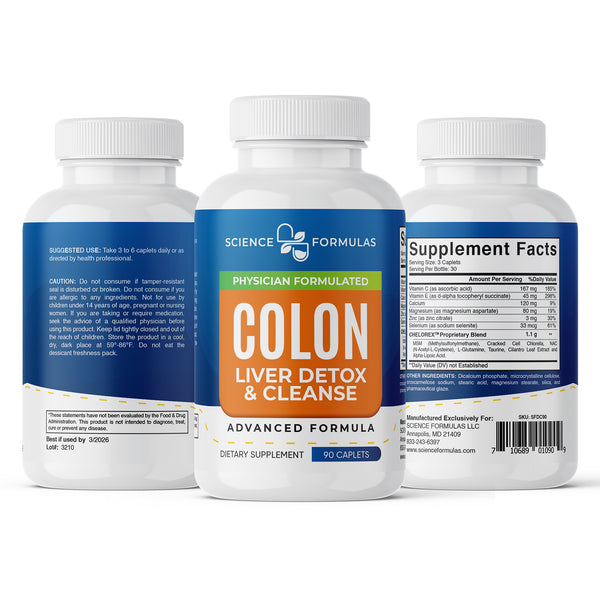 Colon Liver Detox & Cleanse - Science Formulas