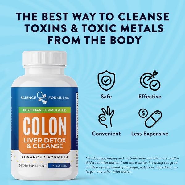 Colon Liver Detox & Cleanse (Wholesale Case) - Science Formulas