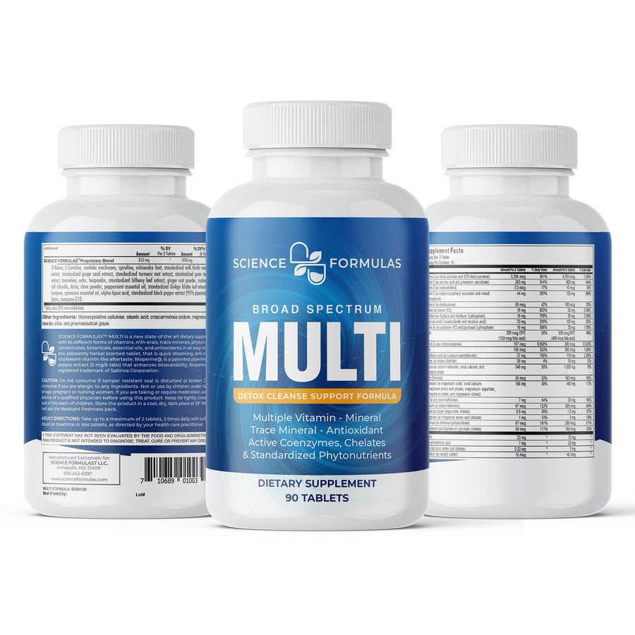 MULTI- Broad Spectrum Multivitamin - Science Formulas