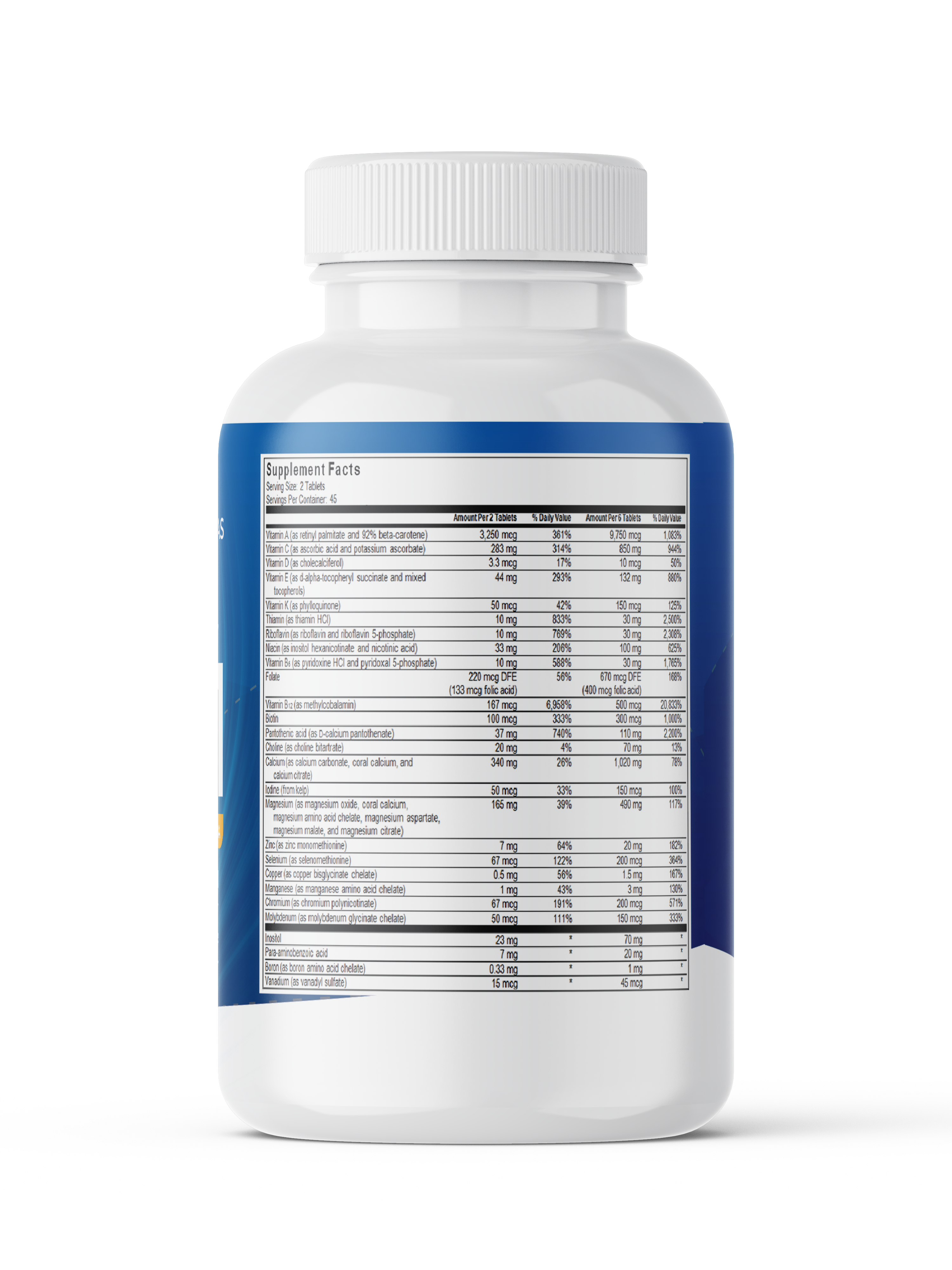 MULTI- Broad Spectrum Multivitamin - Science Formulas
